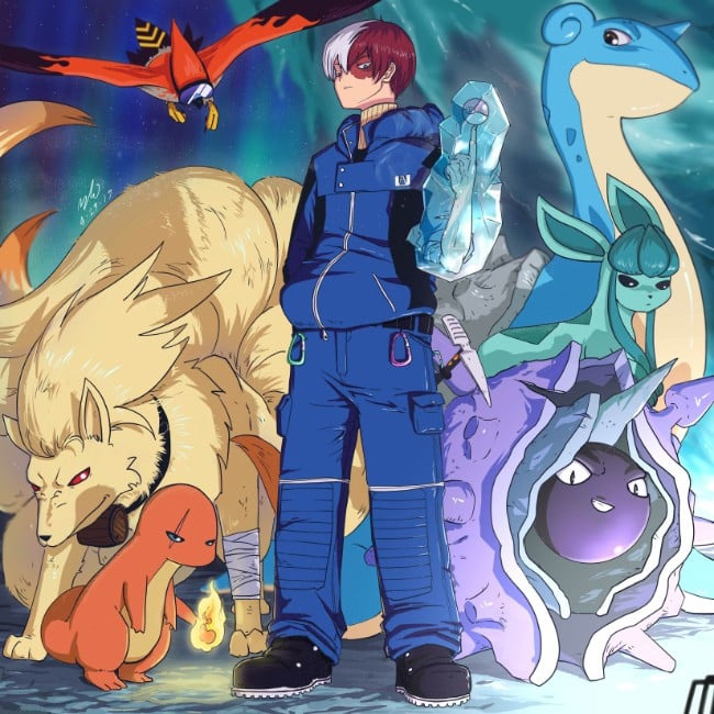 My Hero Academia com Pokémon - fanarts – Lugar Nenhum