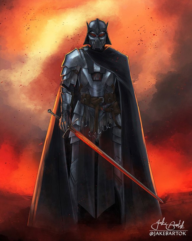 Medieval Star Wars, por Jake Bartok - fanarts – Lugar Nenhum